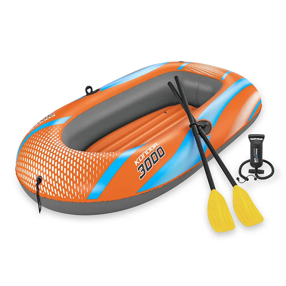 BESTWAY KONDOR RAFT SET 61142 / 61146 Inflatable Double Kayak Canoe ...