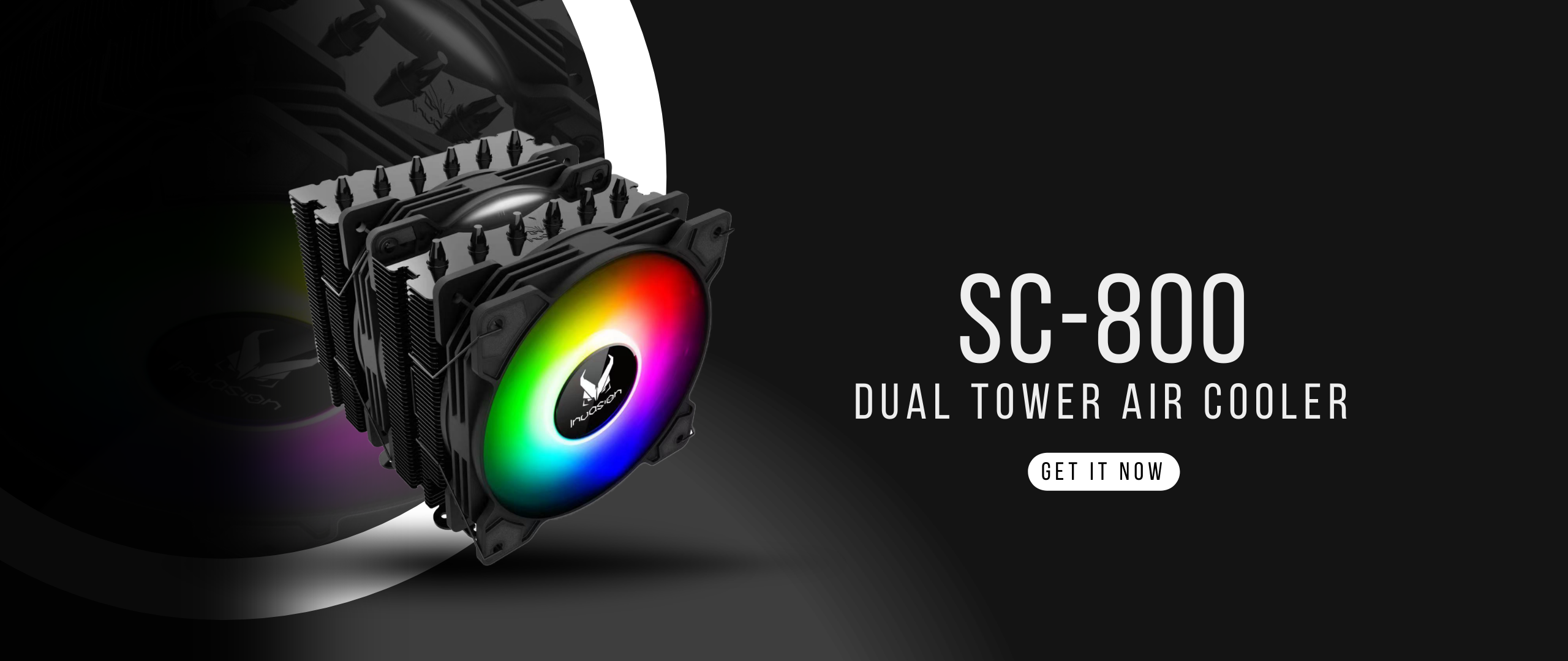 Invasion SC-800 ARGB Dual Tower CPU Air Cooler | Shopee Malaysia