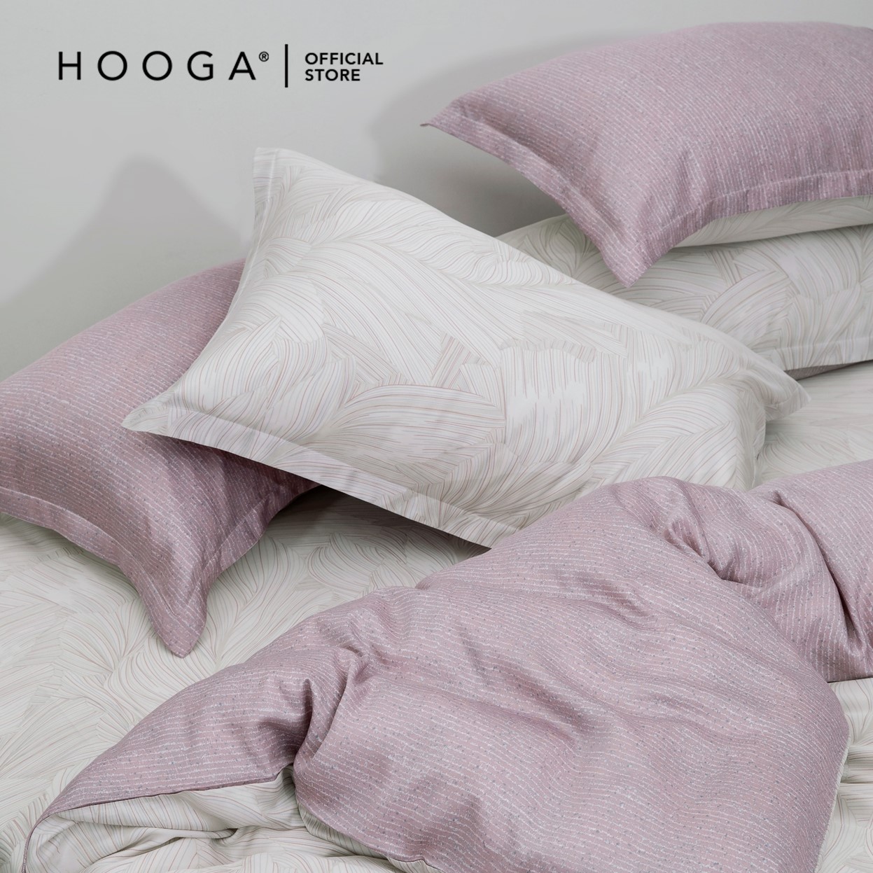 HOOGA Brighton 800TC TENCEL Lyocell Bedsheet Quilt Cover Set (Orange ...