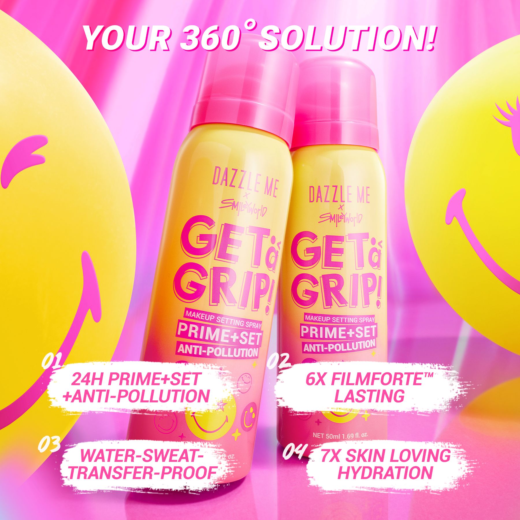[Ready Stock!] DAZZLE ME Get a Grip! Continuous Setting Spray ...