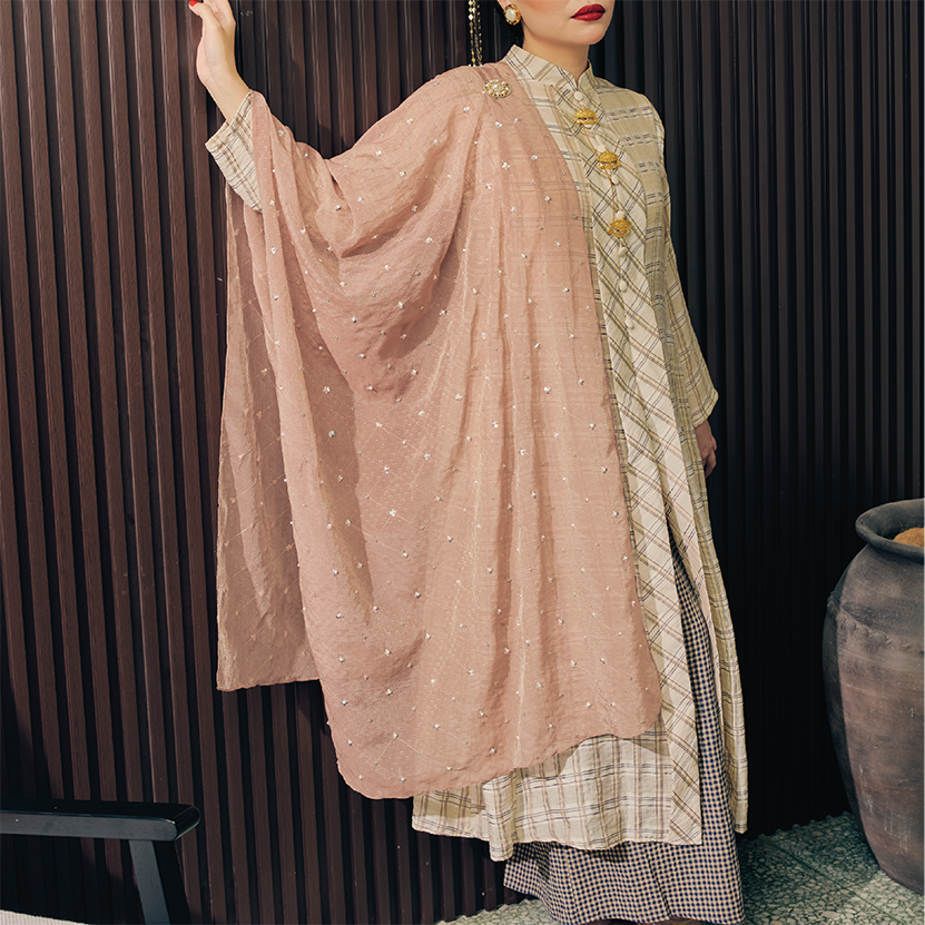 UMMA Walinong Beaded Embroidery Sheer Polyester Selendang | Shopee Malaysia