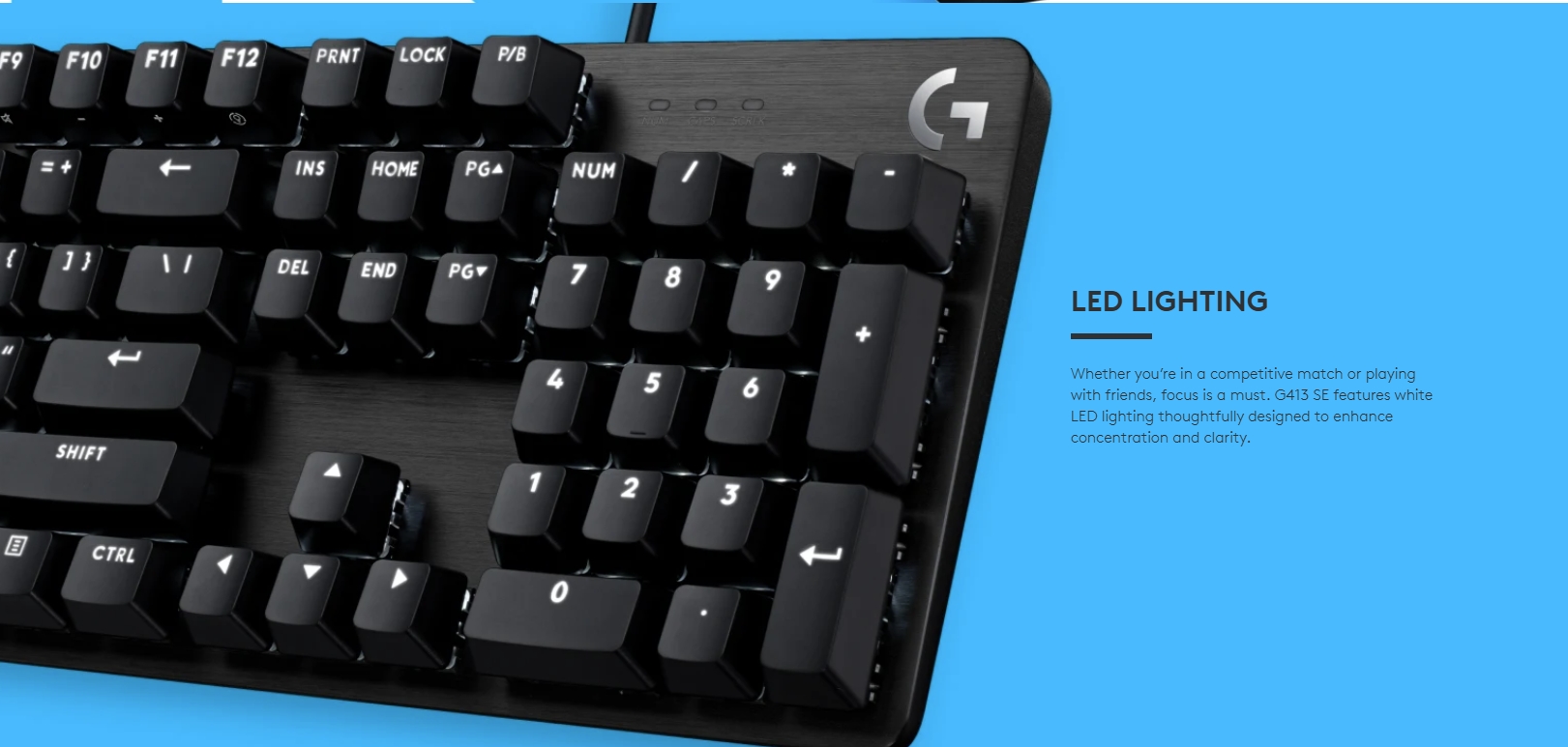 LOGITECH G413 SE / G413 TKL SE WIRED MECHANICAL GAMING KEYBOARD BACKLIT ...