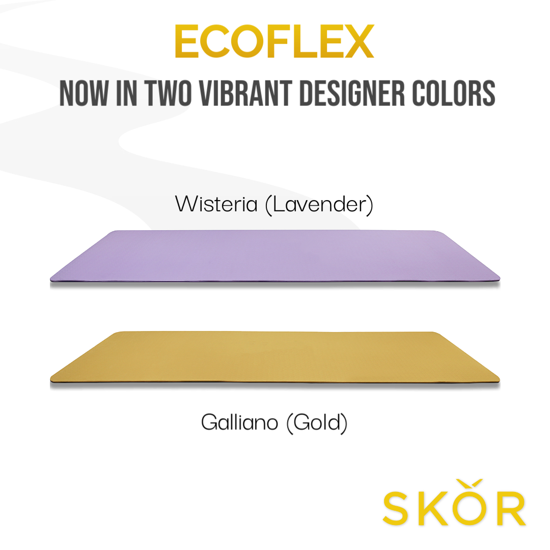 New SKOR Ecoflex II Extra-Wide Anti-Slip TPE Yoga Mat (66cm x 8mm ...