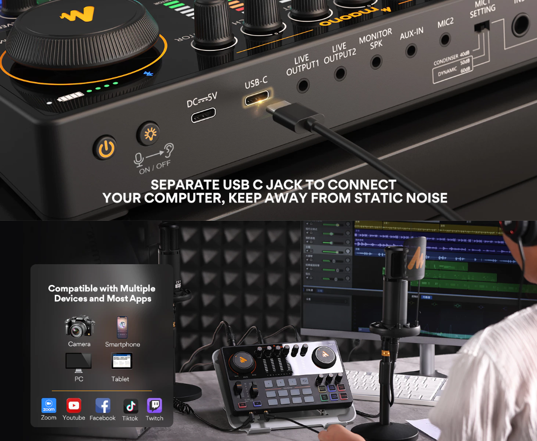 MAONO AME2 AM-E2 / AME2 GEN 2 E2 GEN2 / AME2A E2 MAONOCASTER ...