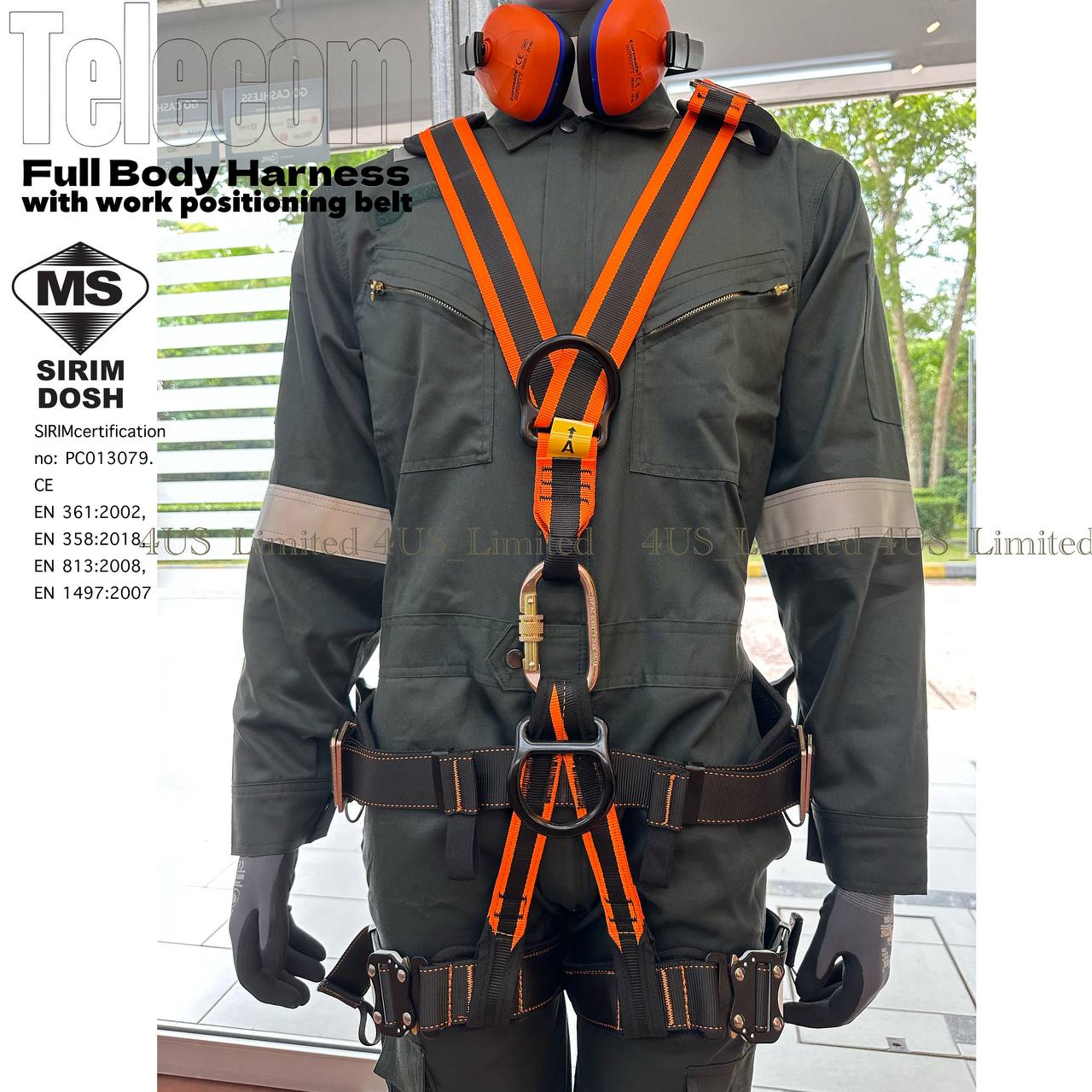 PROGUARD NEW Telecom Full Body Harness | PFP-FBH-138-TC | SIRIM & DOSH ...