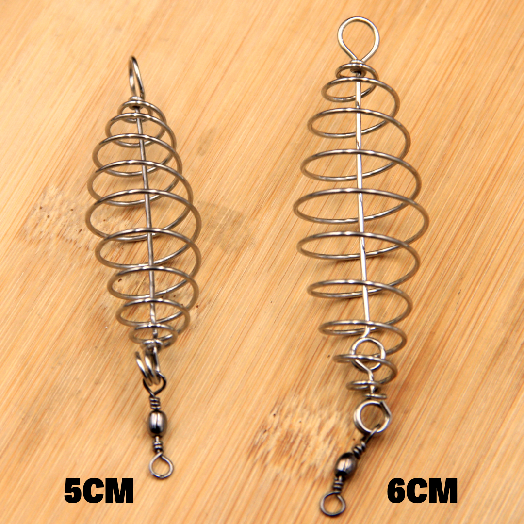 BOCEAN FISHING BOMB SPRING S/S 100PCS/PKT Dedak Spring Pancing Perambut ...