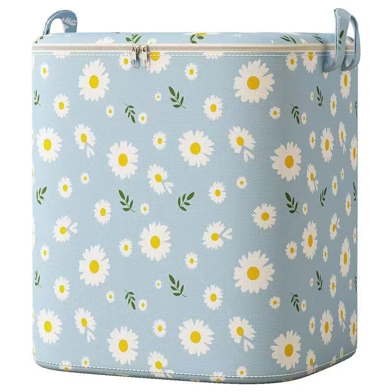 [Shopee Choice] 100L Fabric Storage Boxes with Lids Clothes Container ...