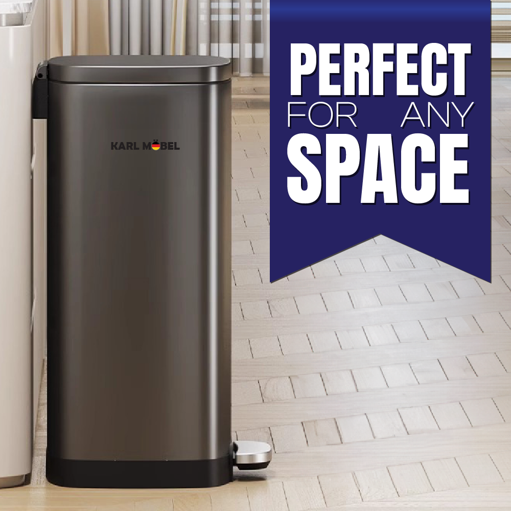 Luxbin™ Kitchen Dustbin 30L Tong Sampah Dapur Besar Big Rectangle ...
