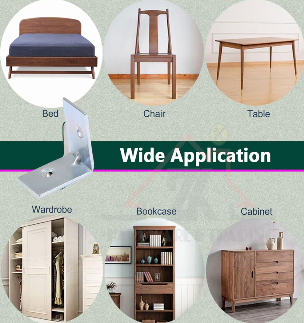 Sesiku L Rak Gantung Dinding DIY Rack Shelf Support Zinc L Bracket Mini ...