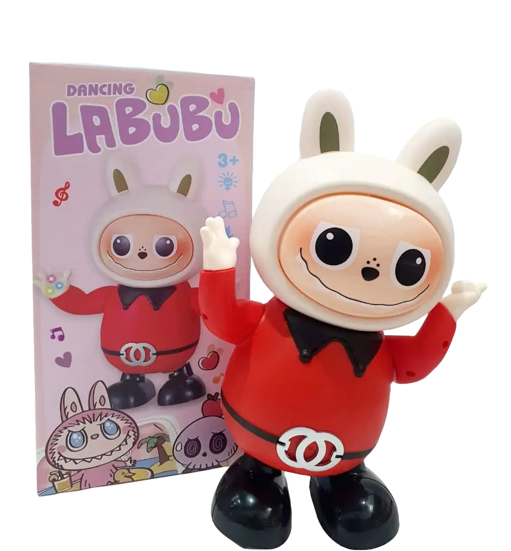 Musical Electric Dancing Labubu Walking Robot Toy For Kid Wiht ...
