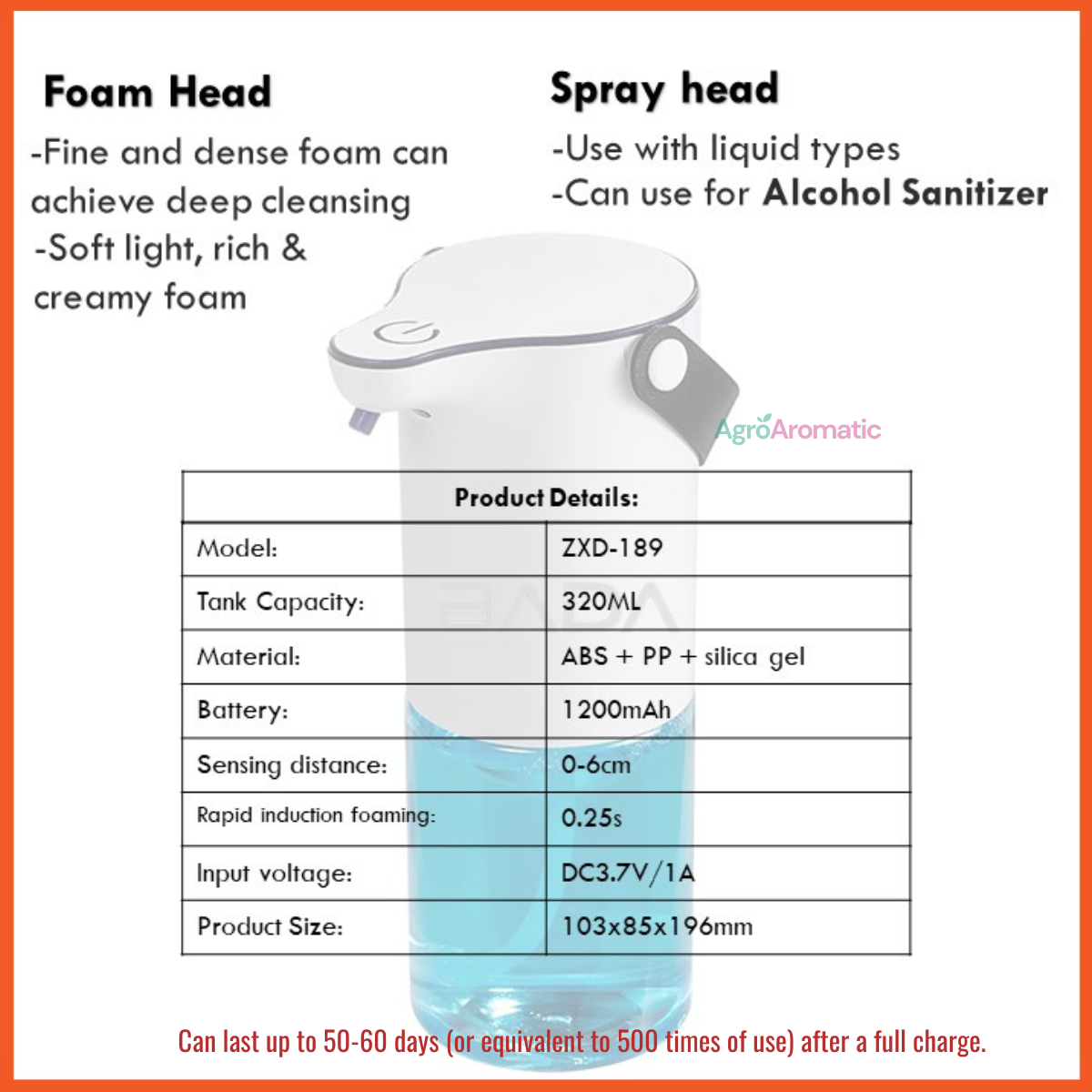 320ml Smart Sensor automatic Touchless Soap Dispenser Foaming + Spray Alat Pencuci Tangan 自动泡沫洗 ...