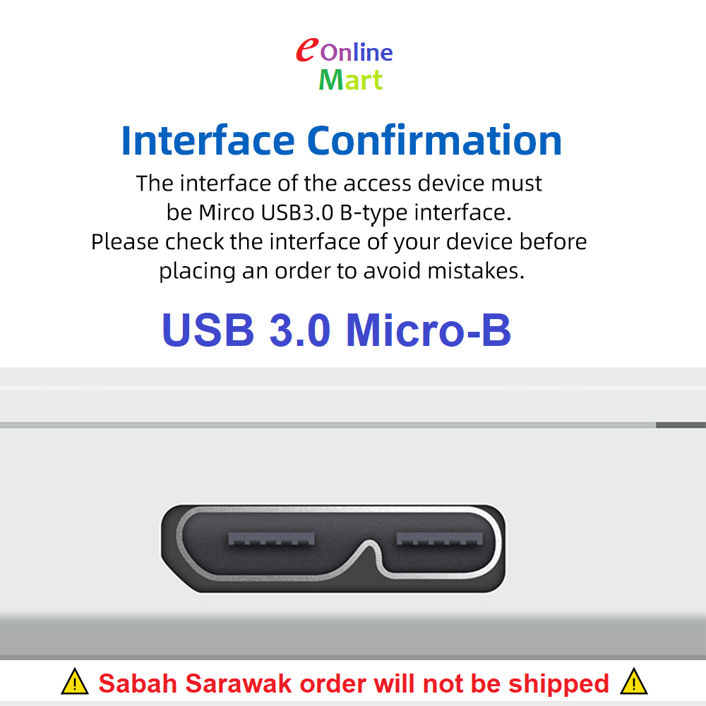 Usb 30 External Hard Disk Cable Micro B To Type C Micro B To Usb C 3954