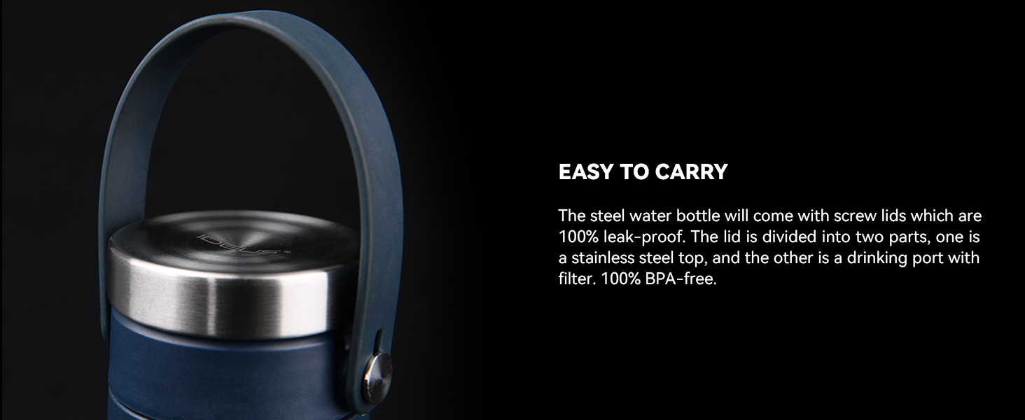 IDEUS【Limited】Insulated Water Bottle(710ml)Stainless Steel Vacuum Flask ...