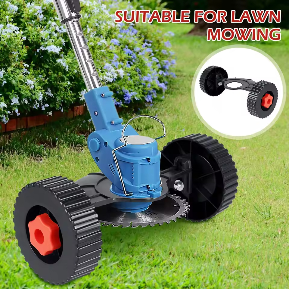 Wheel for Cordless Grass Trimmer Mesin Rumput Bateri Bateri Grass ...