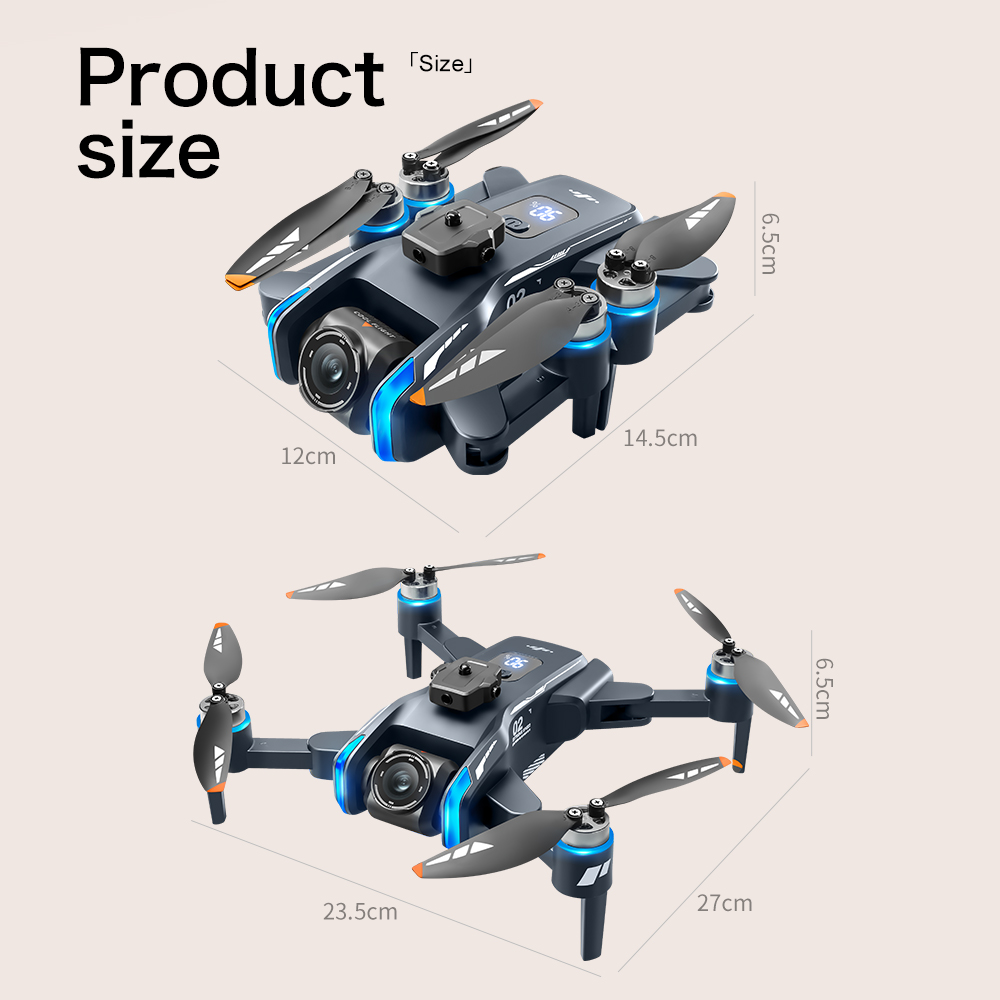 New XT808 MAX Drone Screen Display 5g Optical Flow Gps Folding Drone ...
