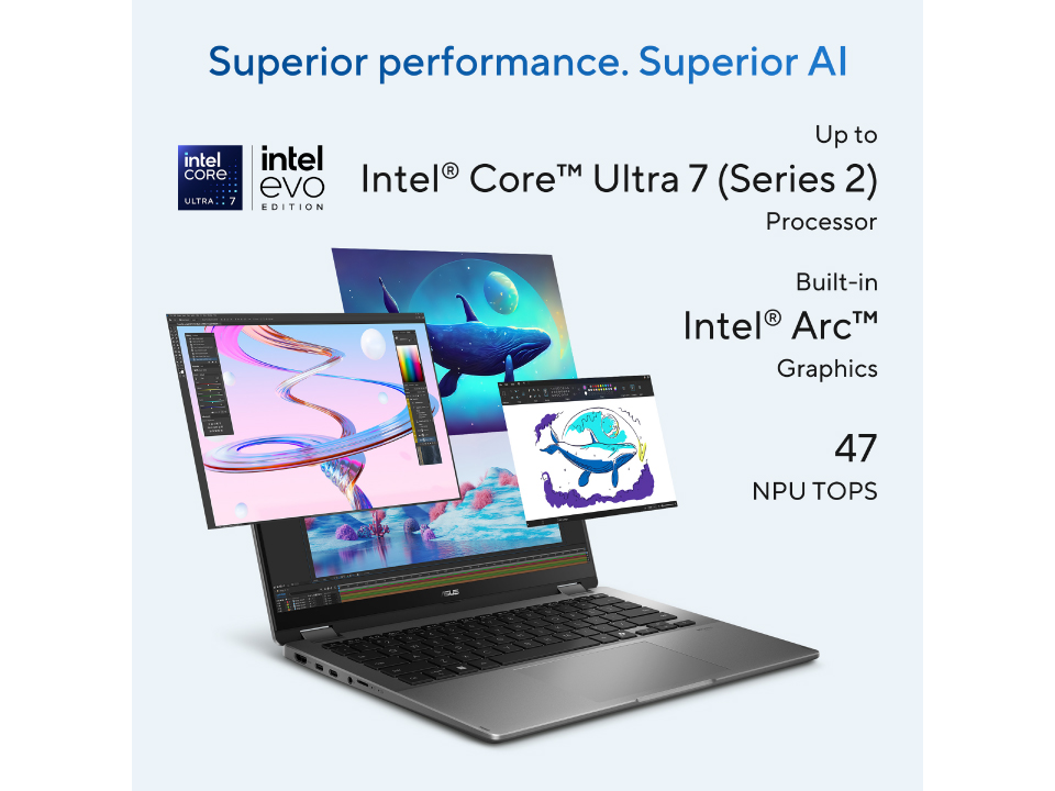 ASUS Vivobook 16 Flip OLED TP3607S-ASI246WS TP3407S-AQL028WS ( U7-285V ...