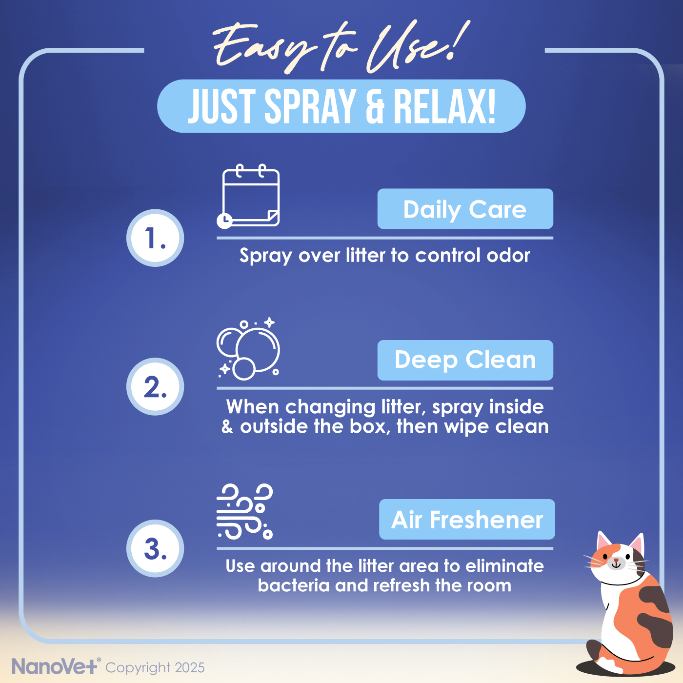 Nanovet® Litter Box Deodorizer Spray (500ml) | Shopee Malaysia