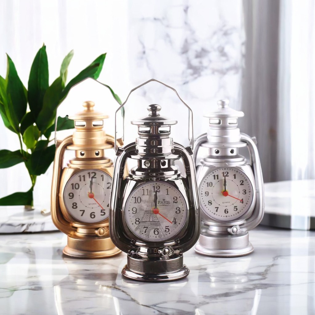 Jam Loceng Hiasan Klasik Alarm Clock Home Wall Shelf Meja Console Table ...