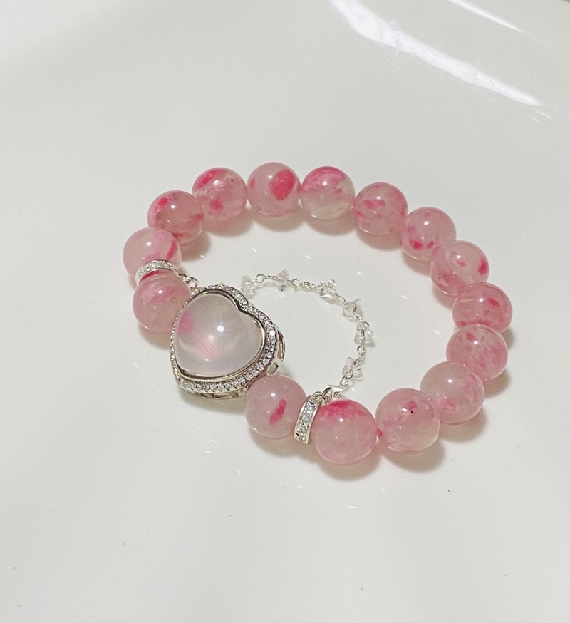 [ BLUE’MOON CRYSTAL ] 100% Natural Sakura Rhodonite | Shopee Malaysia