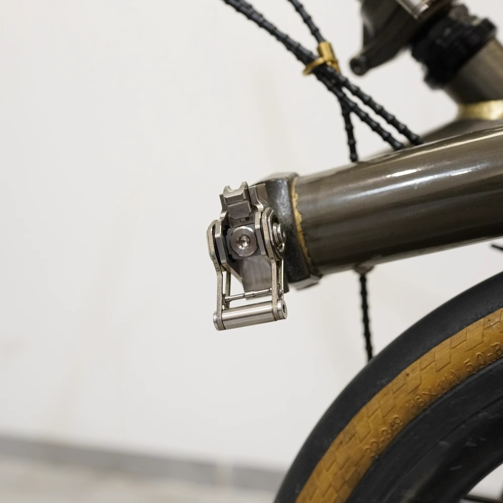 Union Jack TITANIUM TX4 Quick Release Hinge Clamp Lever for Brompton ...