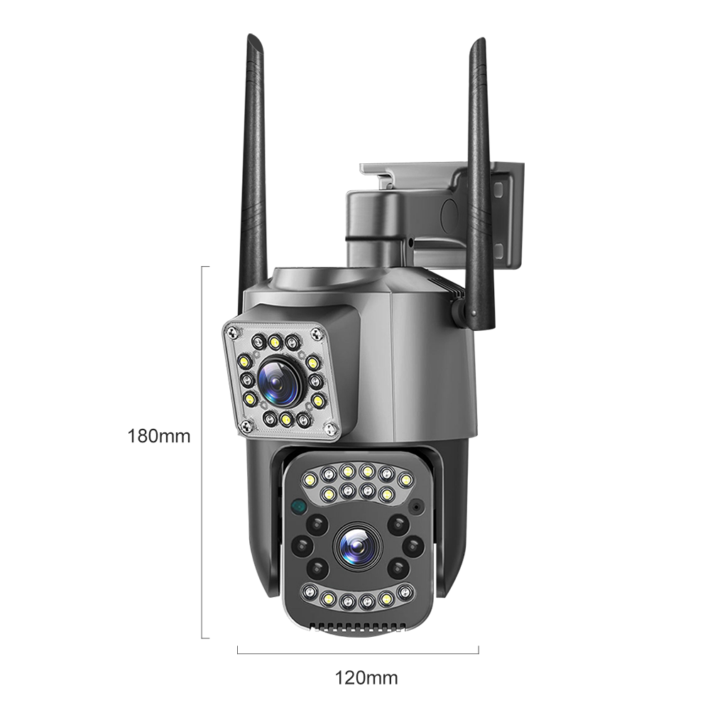 V380 Pro wireless dual lens outdoor waterproof wifi 360 cctv camera ...