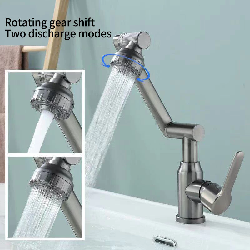 Yuntun Stainless Steel Kitchen Sink Faucet 360 °Swivel Bathroom Hot And ...