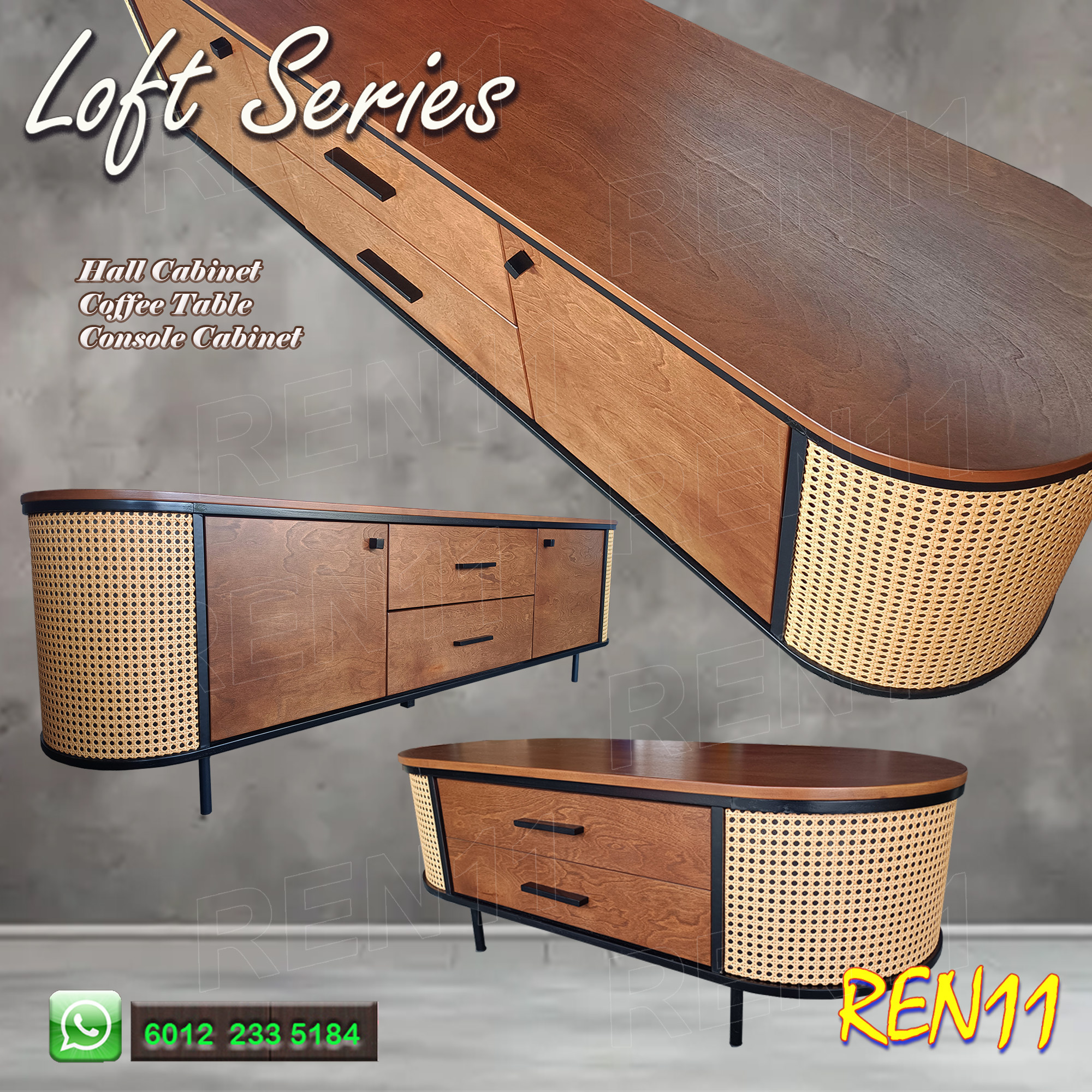 🔥Raya SaLE🔥Solid TV Cabinet, Coffee Table, Display Cabinet, Console Cabinet - Wood Series ...