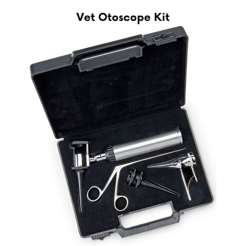 Professional Veterinary Operating Otoscope Kit with Hartmann Crocodile ...