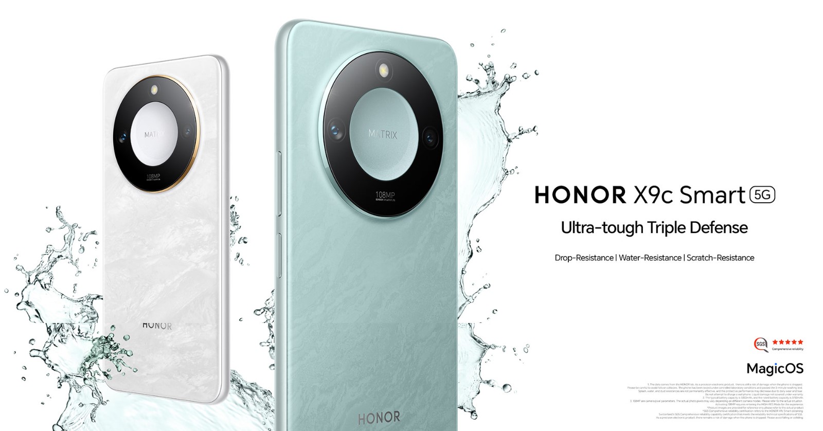 HONOR X9c Smart 5G 16(8+8)GB+256GB All-angle Ultra Tough Water ...