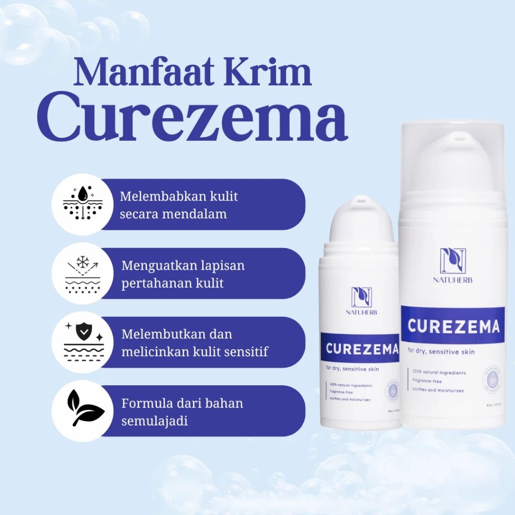 Curezema | 100% Natural Krim Ekzema Kulit Gatal Psoriasis Panau Kurap ...