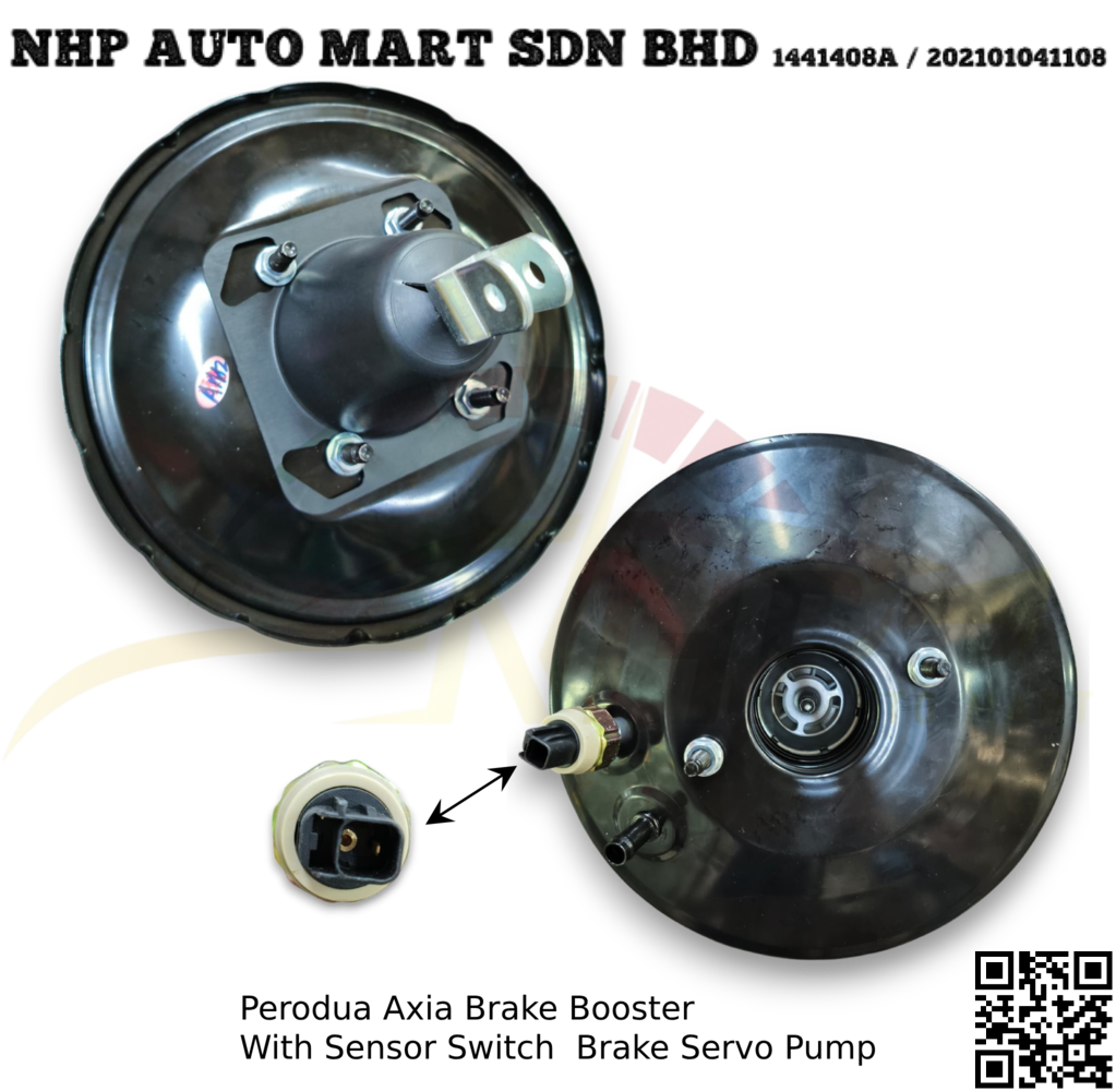 Perodua Axia Brake Booster With Sensor Switch Brake Servo Pump Produk ...