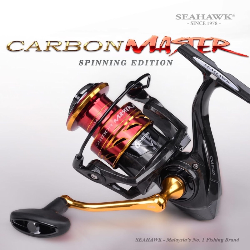 2025 New SEAHAWK Carbon Master Spinning Reel CarbonMaster Free Reel ...