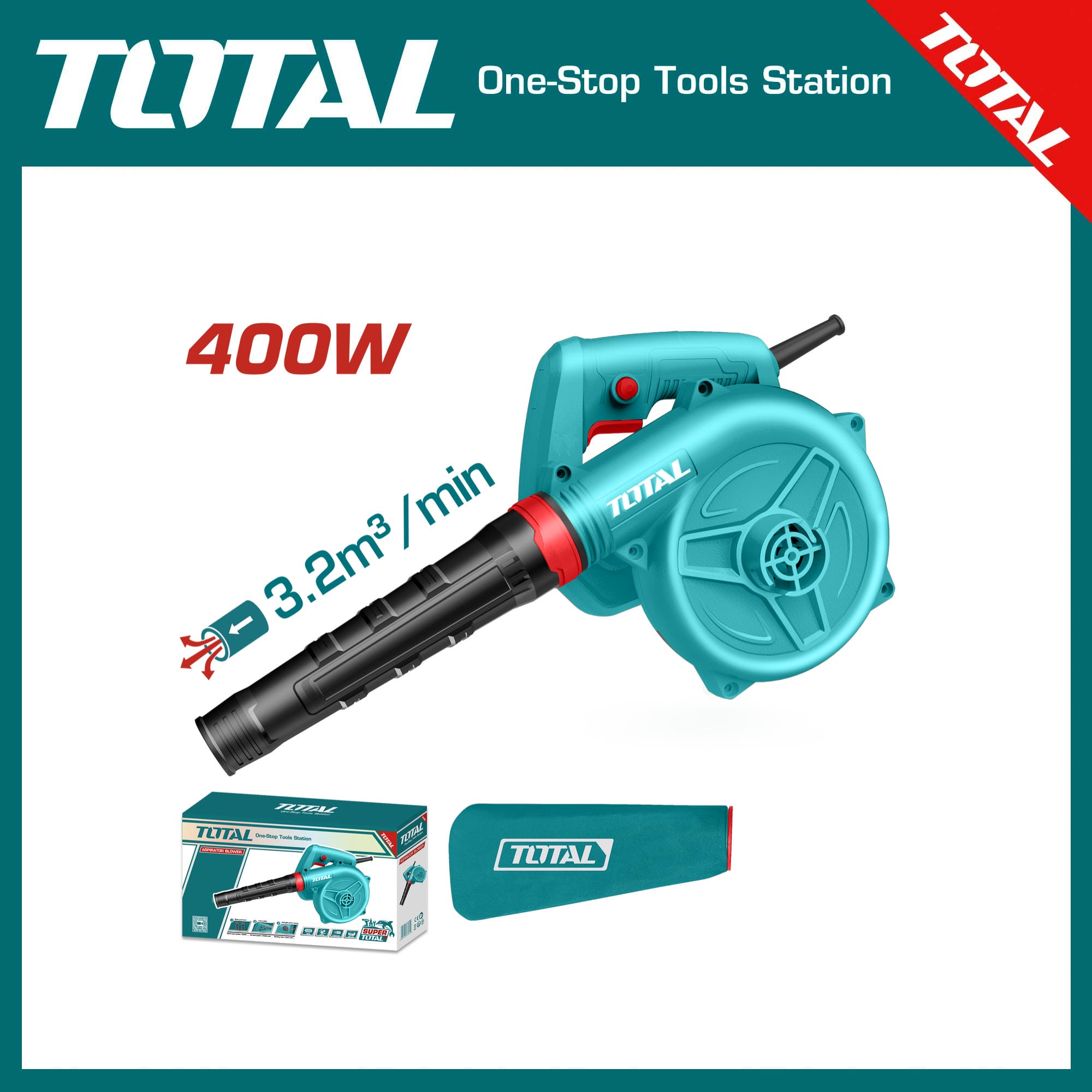 TOTAL Aspirator blower 400W, 650W, 800W | Shopee Malaysia