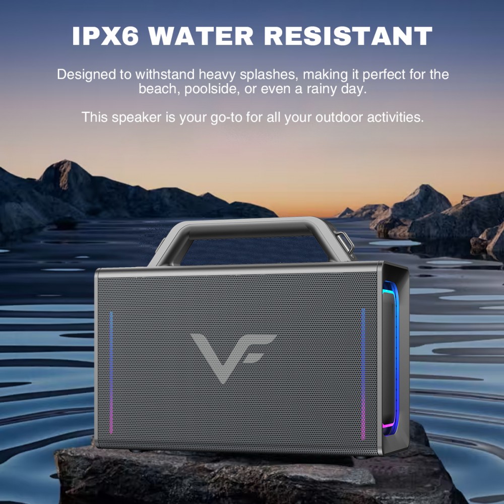 Vinnfier Tango XT9000 MAX 250W Karaoke Portable Bluetooth Speaker with ...