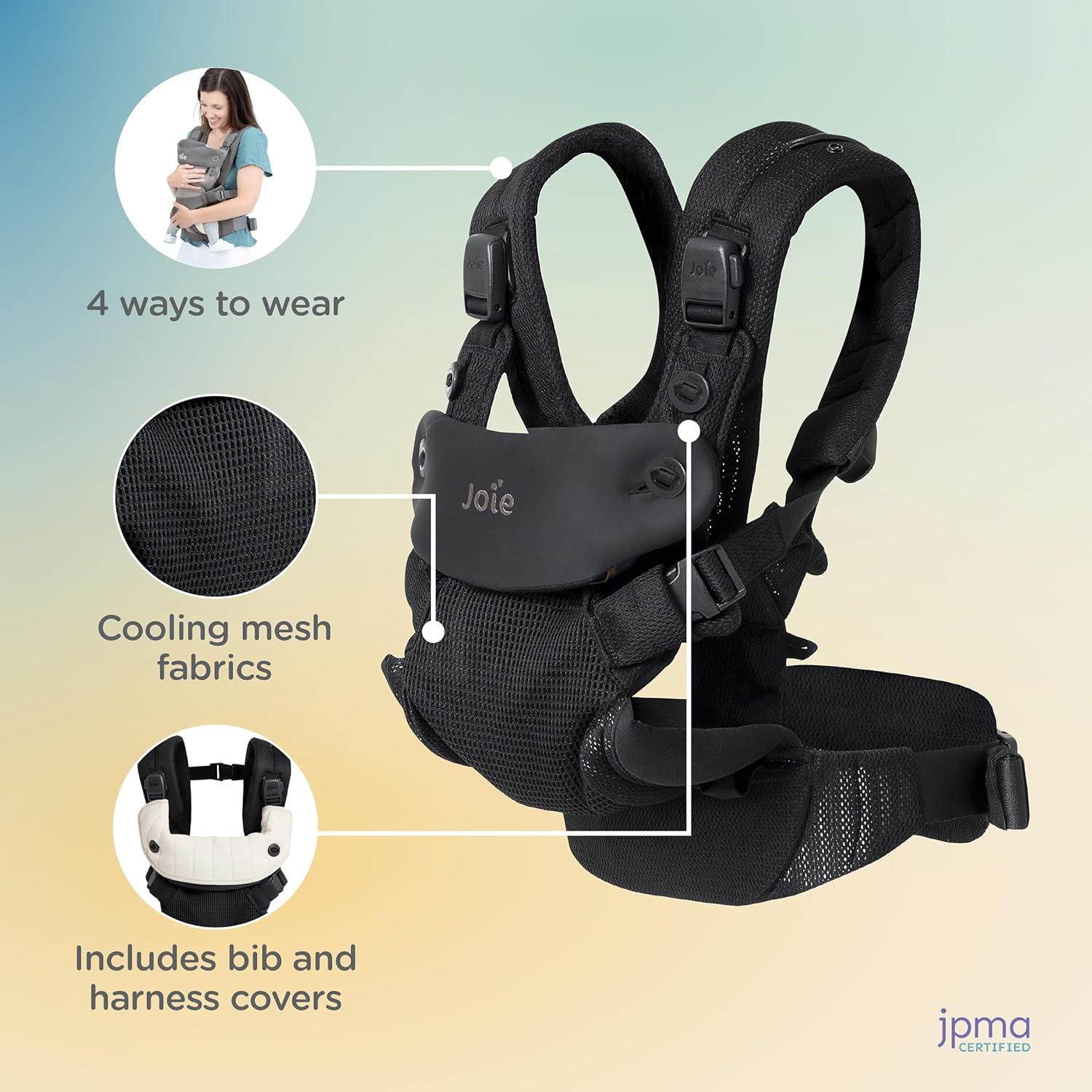 Joie Savvy Air / Savvy 4 in 1 Baby Carrier (3.5 - 15kg) - 1 Unit ...