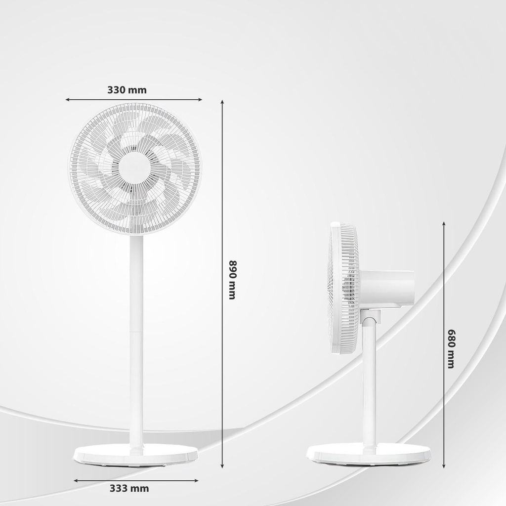 15 Fan Blades Stand Fan Powerful 3in1 Adjustable Floor Fan Multi ...