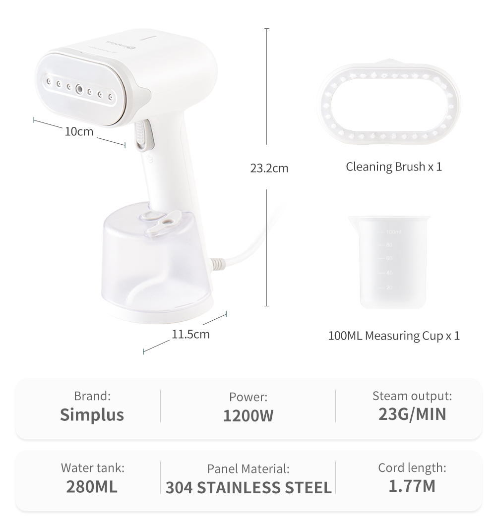 【Simplus Series】Handheld Garment Steamer Iron Steam Portable Travel ...