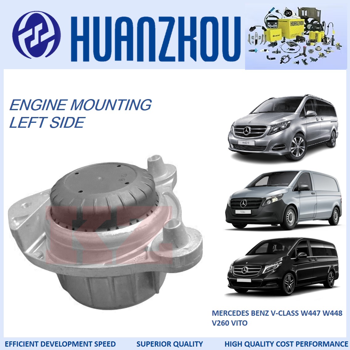 MERCEDES BENZ V-CLASS W447 W448 V260 VITO - RIGHT AND LEFT ENGINE ...