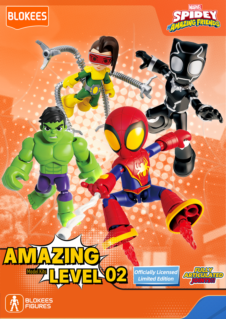 Blokees Figures Marvel Building Blocks Toys Spidey and His Amazing ...