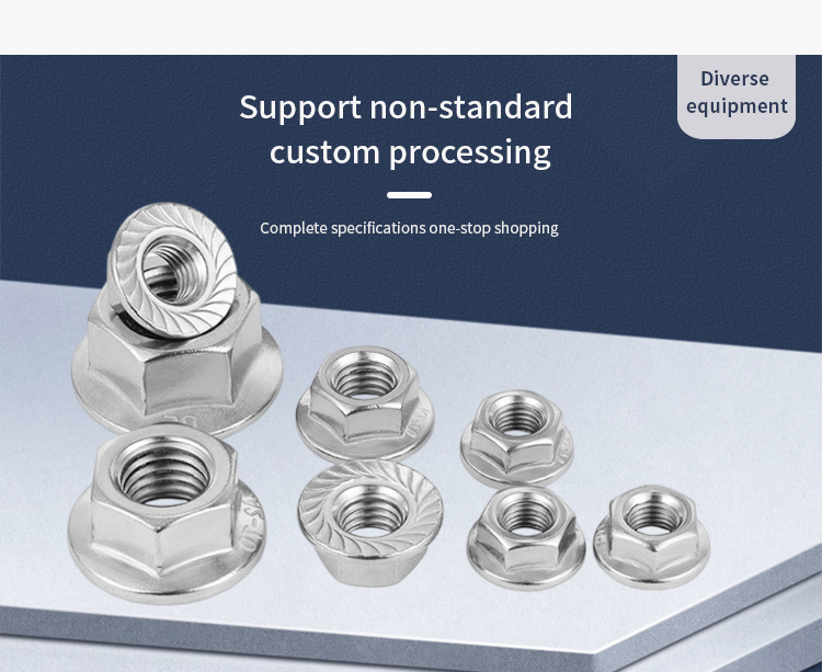 Flange Nut 304 Stainless Steel M3 M4 M5 M6 M8 M10 M12 DIN6923 Hexagon Hex Nut | Shopee Malaysia