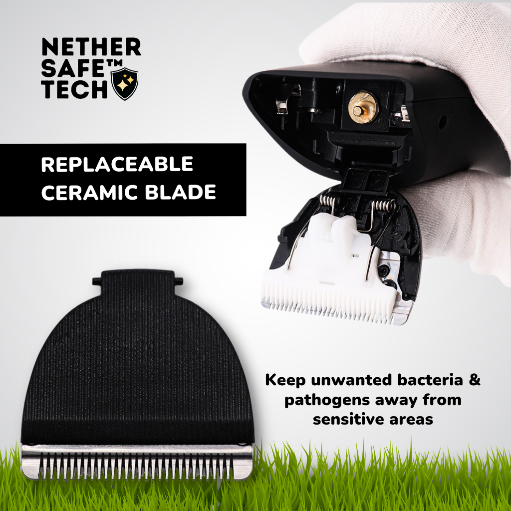 Nethers Undercut Trimmer for Mens Private Manscaping & Shaving Body ...