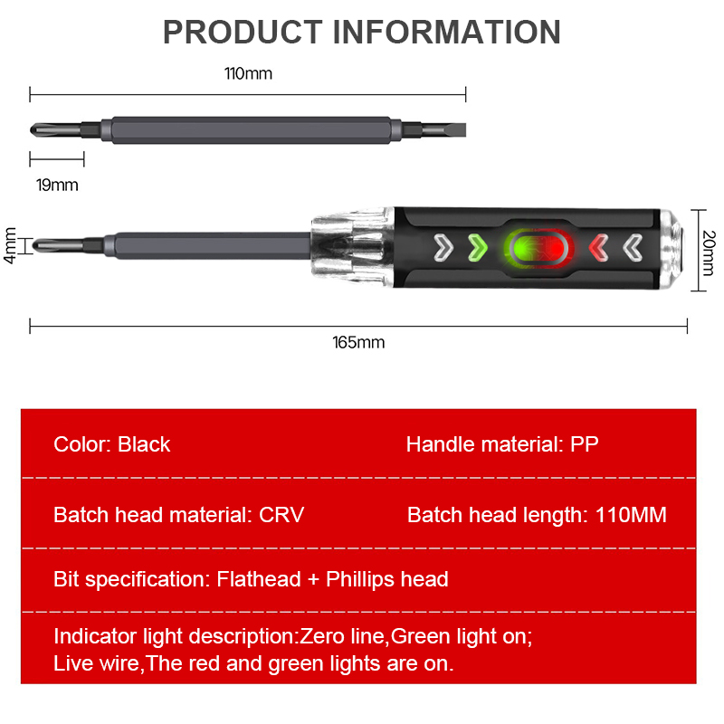 Test pen 2-in-1 Electrical Test Screwdriver丨Socket tester丨Electric pen丨 ...