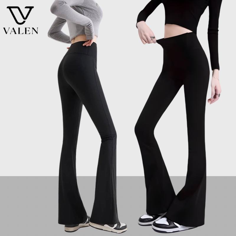 VALEN Seluar Panjang Bootcut Perempuan Dengan Kain Bahan Kapas Tersedia ...