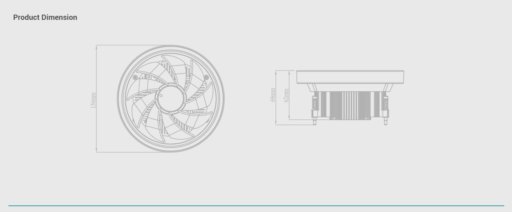 DEEPCOOL UD551 ARGB CPU COOLER AMD CPU AIR COOLER (136MM PWM HYDRO FAN ...