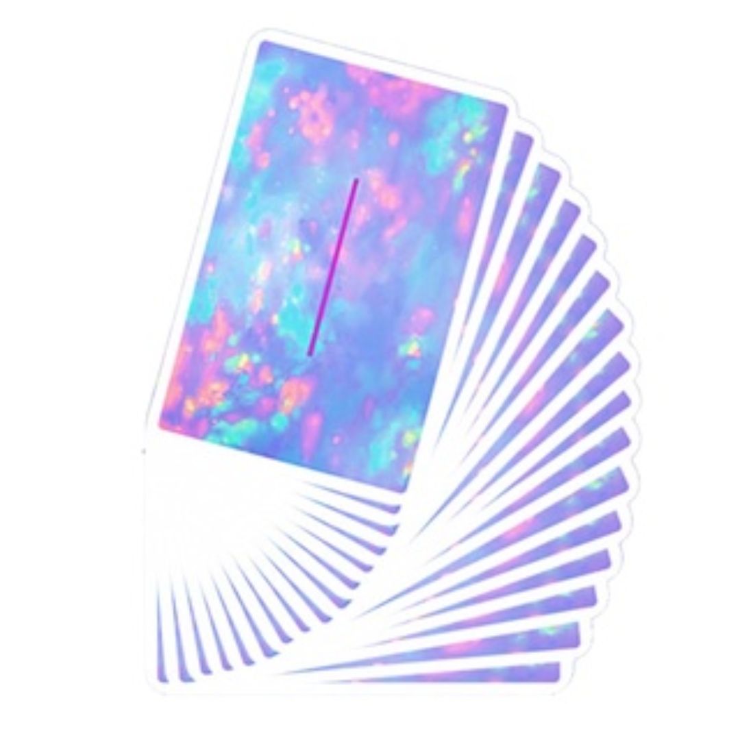 Pastel Gradient Playing Cards Poker Cards Family Game Cards Card Game ...