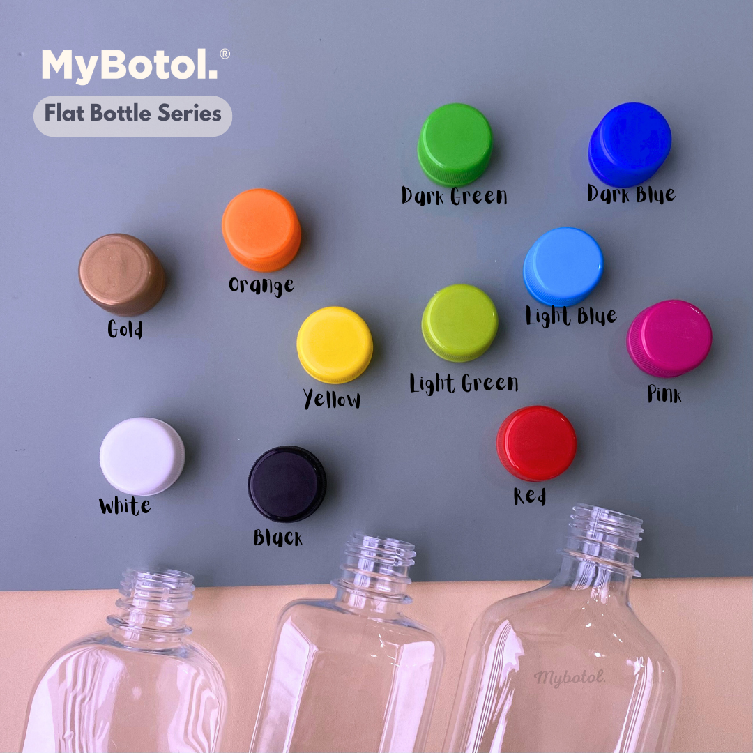 [mybotol] BOTOL PLASTIK KOSONG FLAT SHAPE | COLD BREW BOTOL KOPI ...