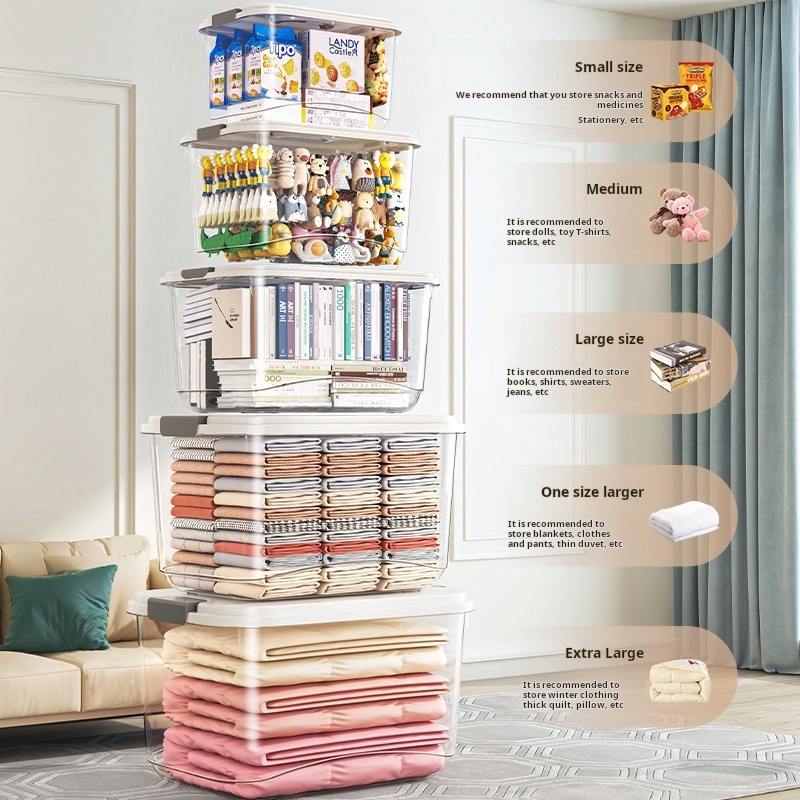 🔥Ready Stock🔥Japanese Style Storage Box With Lid & Large Capacity ...