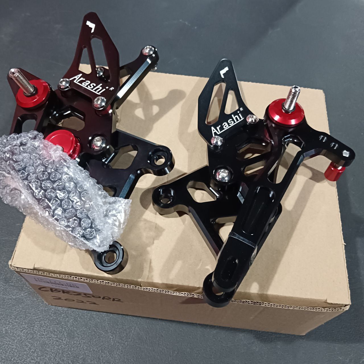 HONDA CBR250RR 2015-2024 ARASHI RACING FOOTREST HIGH PERFORMANCE (READY ...