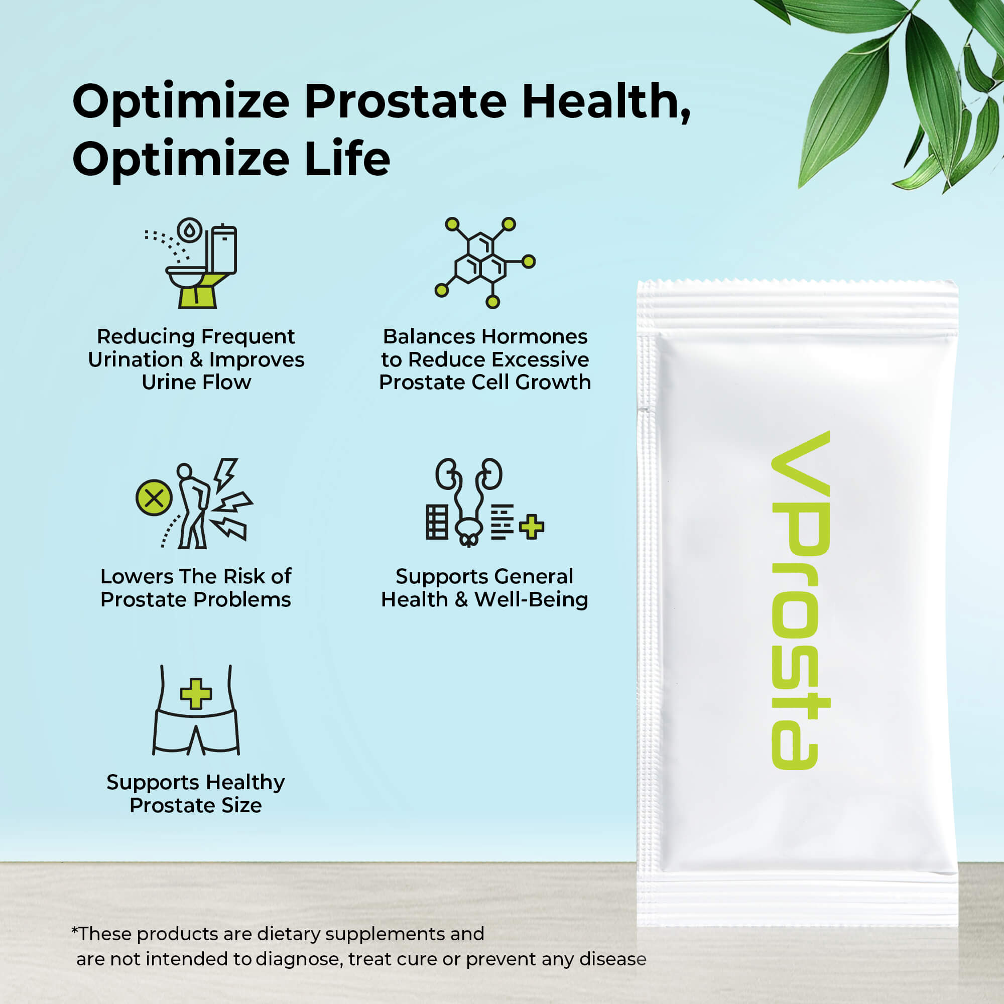 Therabio VProsta - Plant-Based Prostate Health Supplement (Prostat ...