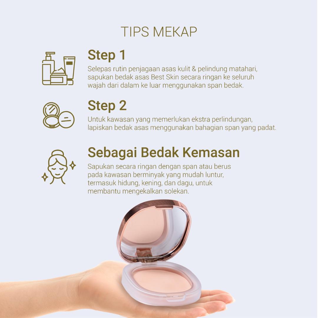 DHERBS BEST SKIN POWDER PLUS FOUNDATION NEW CASING | Shopee Malaysia